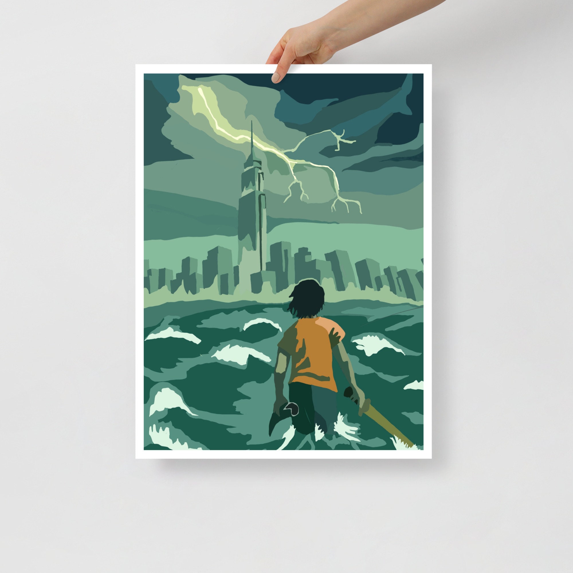 The Lightning Thief Poster Percy Jackson and the Olympians - Etsy