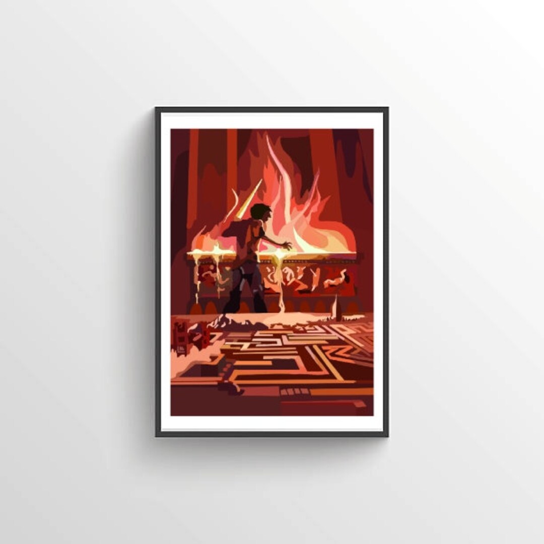 The Battle of the Labyrinth Poster book Four Percy Jackson - Etsy