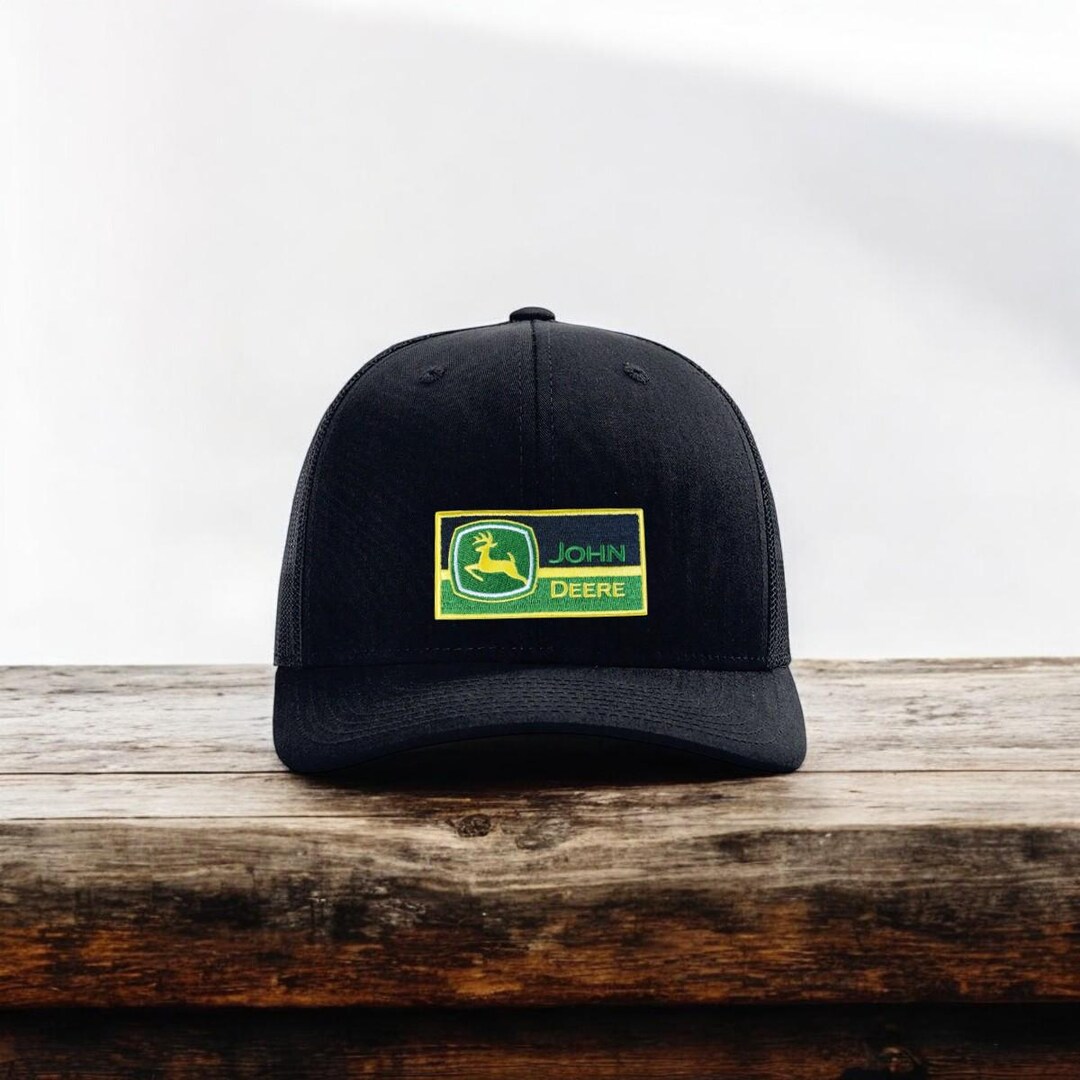 John Deere Snapback Hat | Richardson Mesh Trucker Cap | Classic Farm ...
