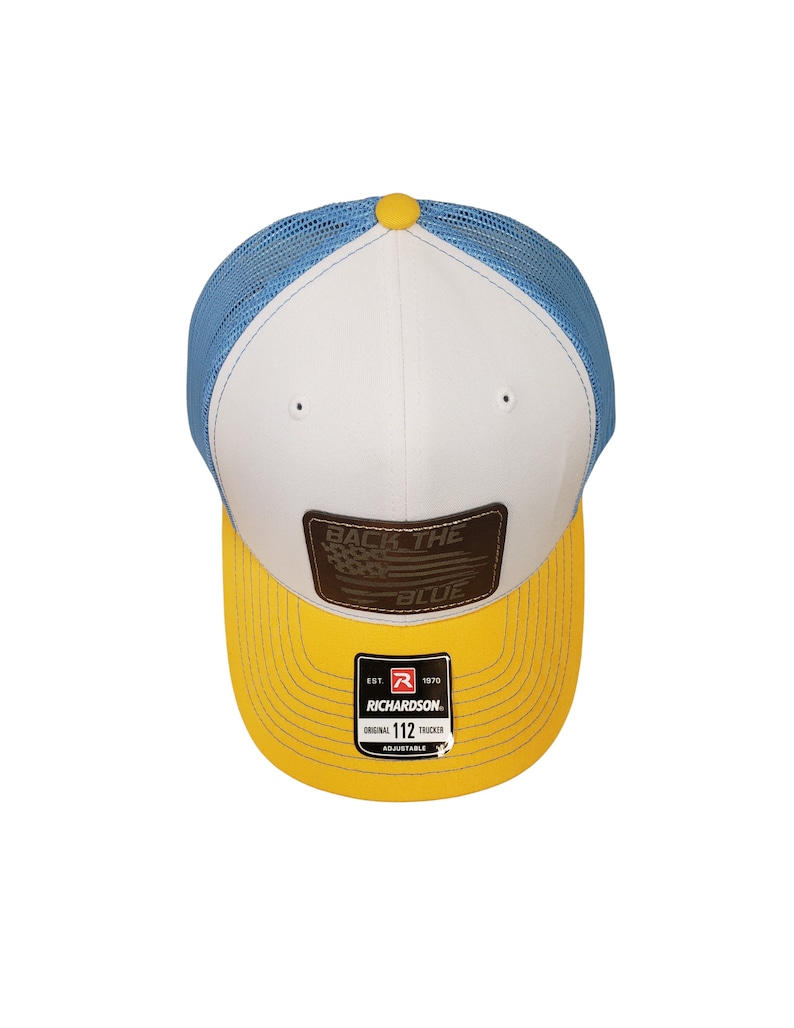 Richardson Back the Blue Trucker Hat - Etsy
