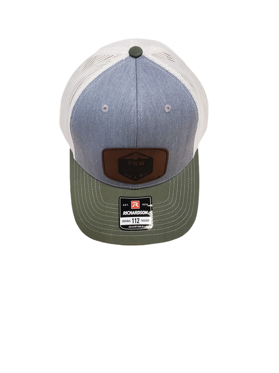 PNW Snapback Trucker Hat Laser Engraved Patch Cap Pacific Northwest ...