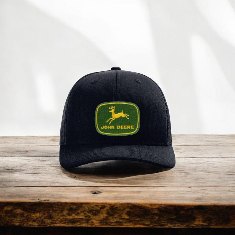 John Deere Snapback Hat | Richardson Mesh Trucker Cap | Classic Farm ...