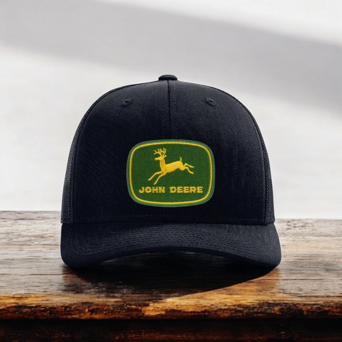 John Deere Snapback Hat | Richardson Mesh Trucker Cap | Classic Farm ...