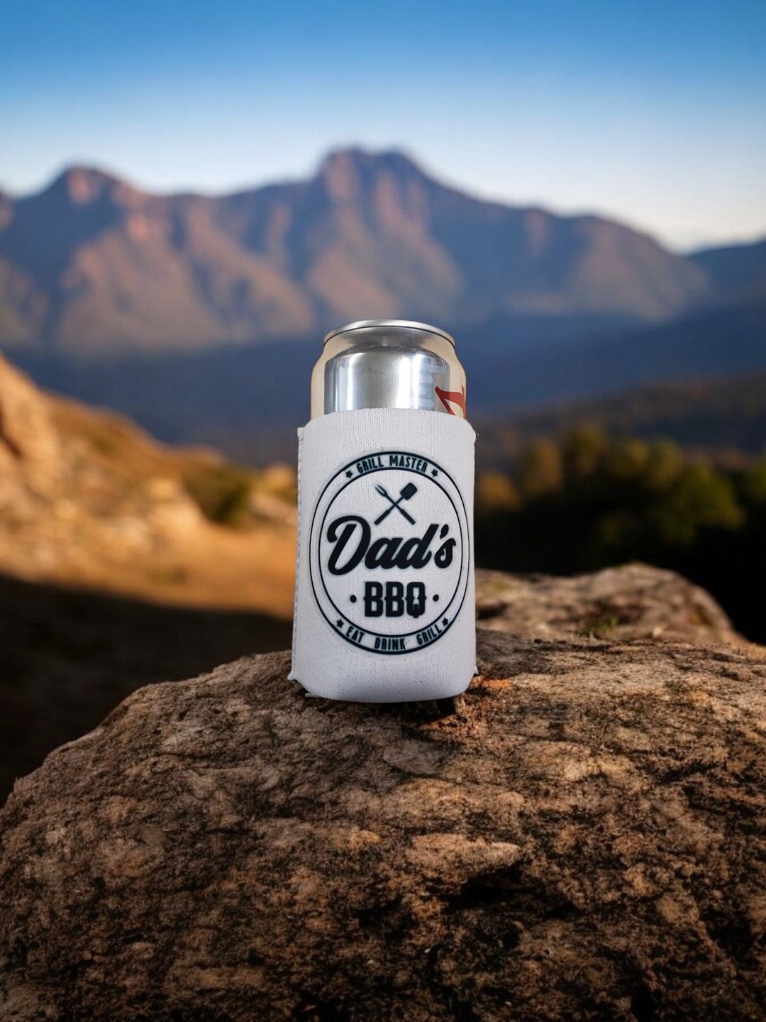 Grill Master BBQ Can Cooler | 12oz Neoprene Beverage Holder - Etsy