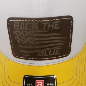 Richardson Back the Blue Trucker Hat - Etsy