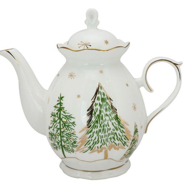 Christmas Teapot - Etsy