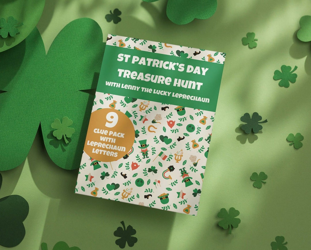 St Patrick's Day Treasure Hunt Printable, Saint Patrick's Day ...