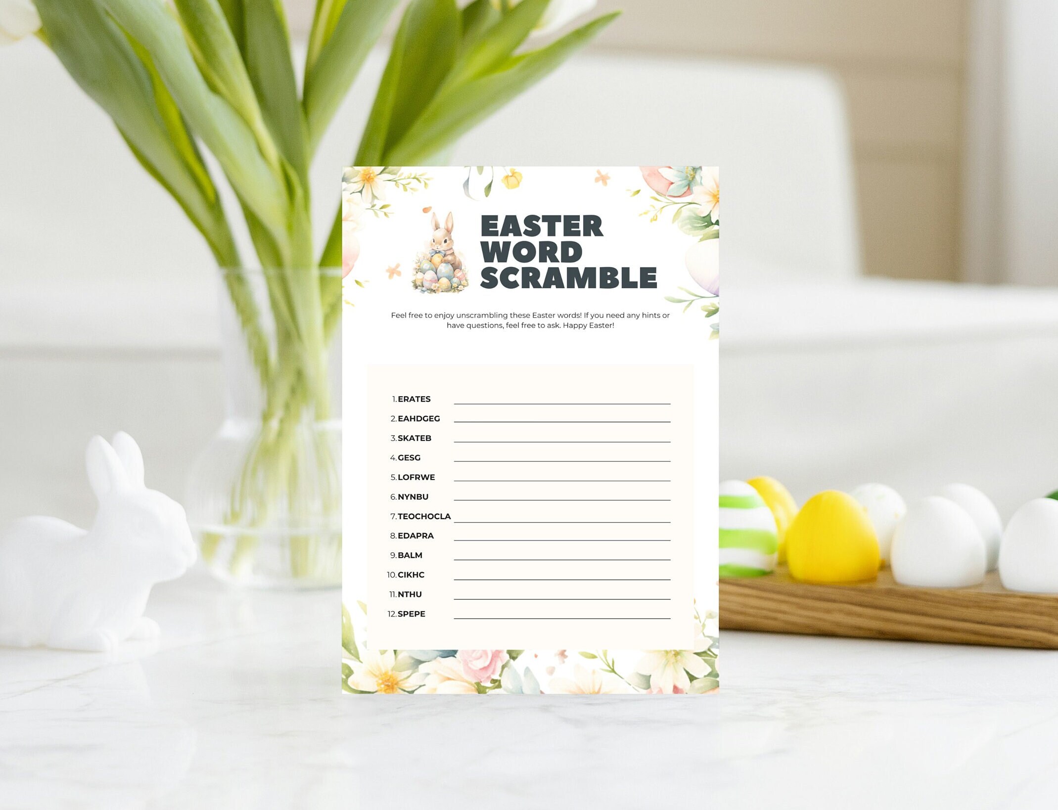 Easter Fun Pack for Kids, Printable Easter Activity Puzzle Pack, With ...