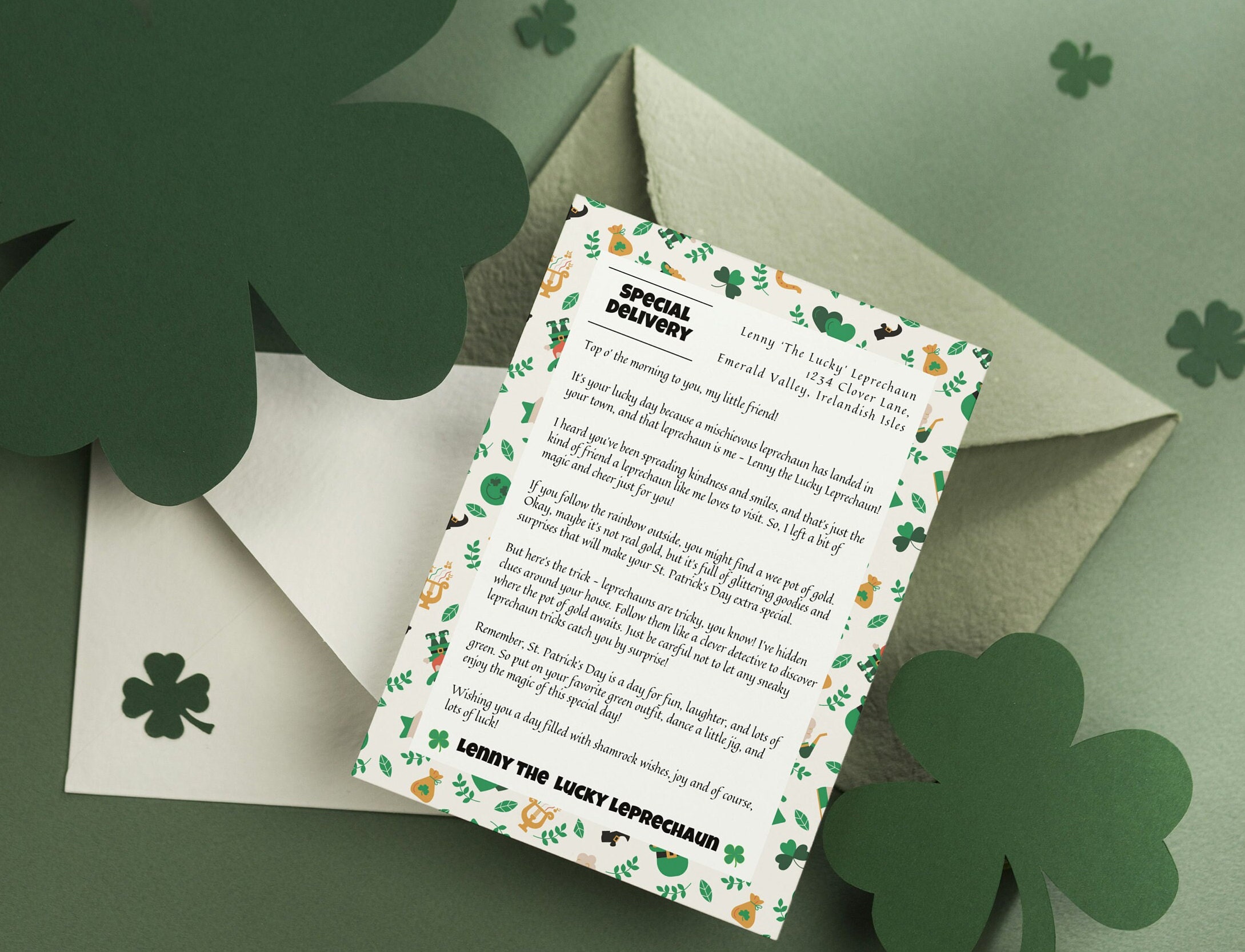 St Patrick's Day Treasure Hunt Printable, Saint Patrick's Day ...