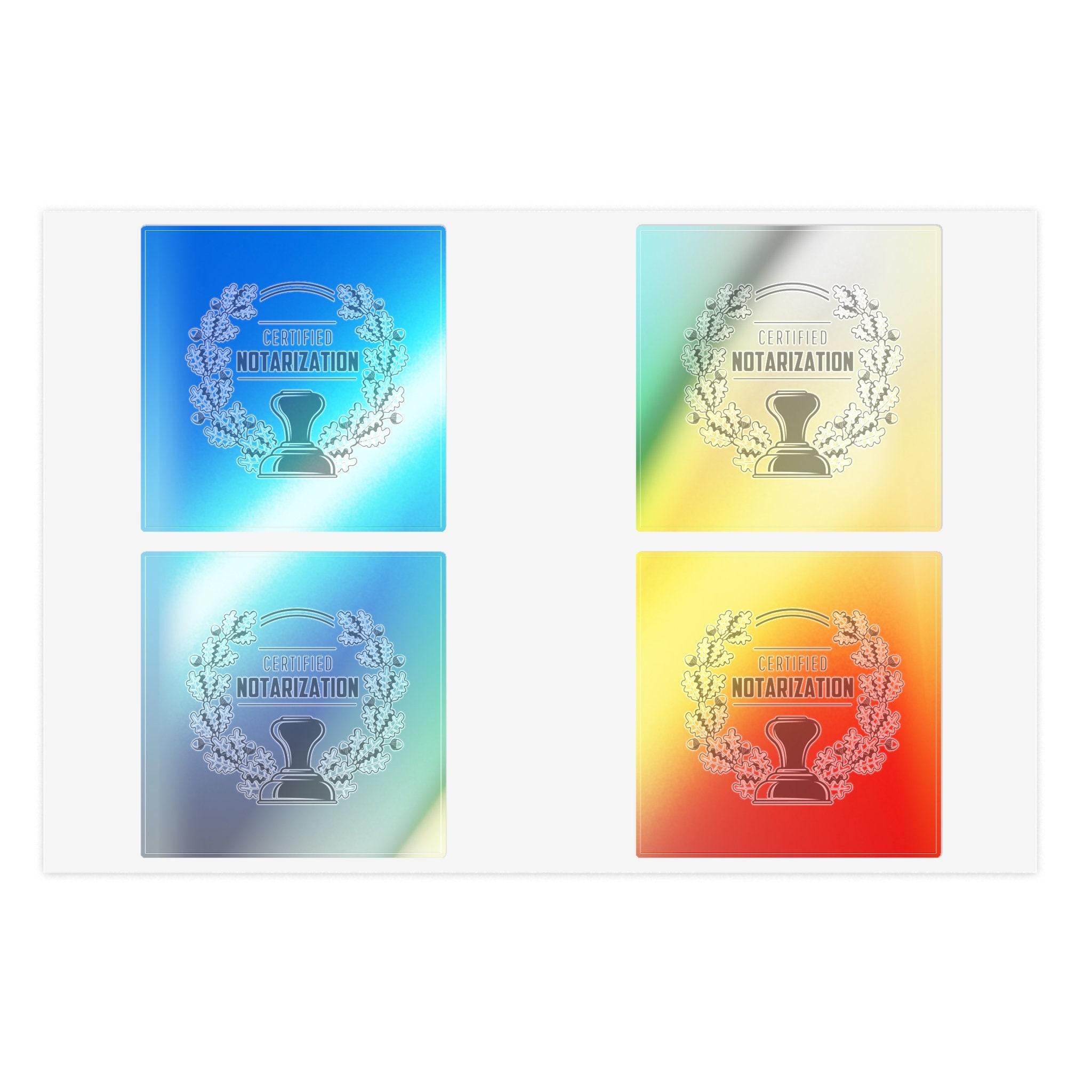 Authorized Notary Public Sticker Sheets - Etsy