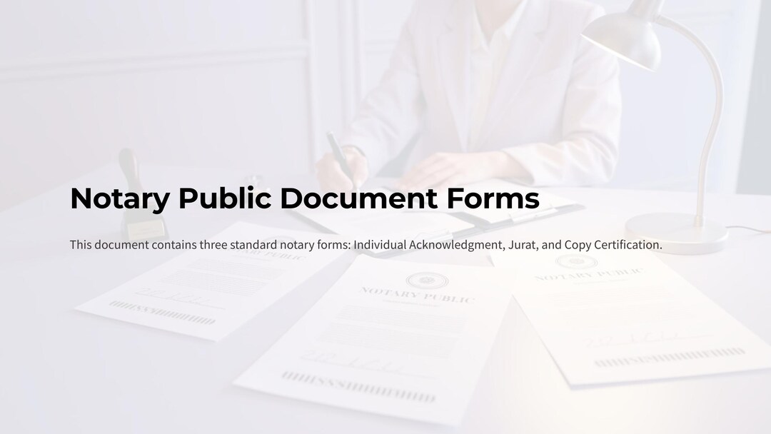 Printable Notary Certificate Templates – Acknowledgment, Jurat ...
