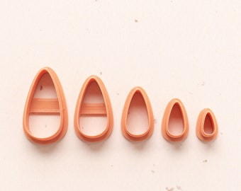 Polymer Clay Cutters 032 Long Teardrop Shape - Etsy