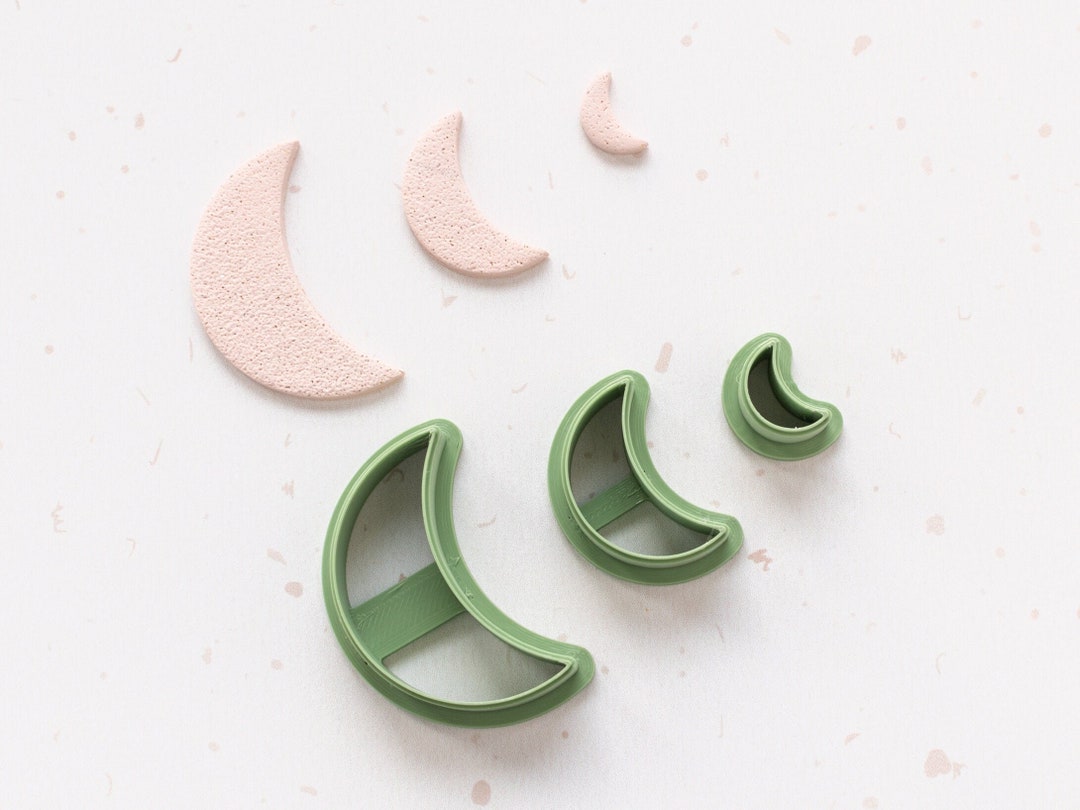Crescent Moon Polymer Clay Cutter Half Moon Cutter Moon - Etsy