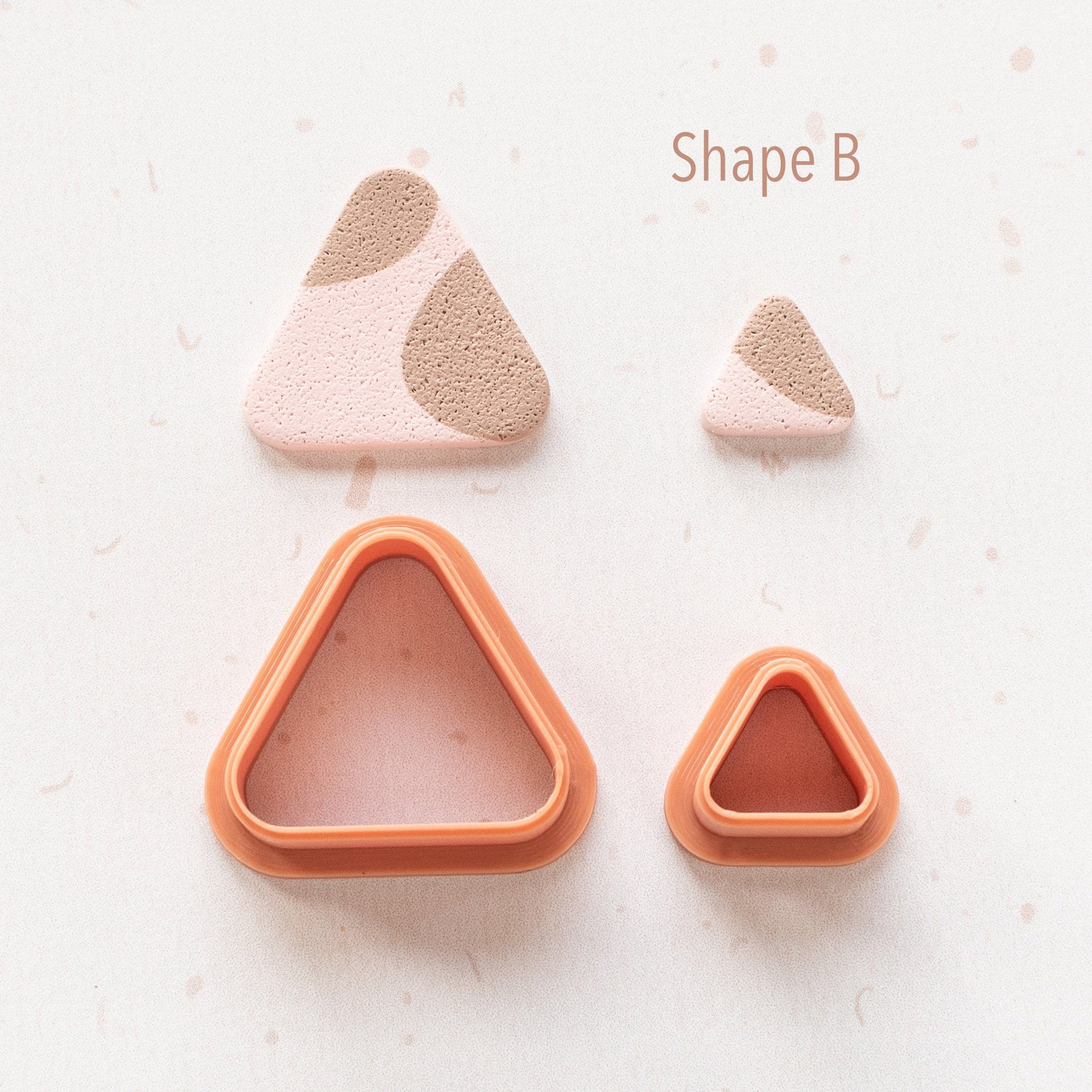 Triangle Polymer Clay Cutter Rounded Triangle Cutter - Etsy