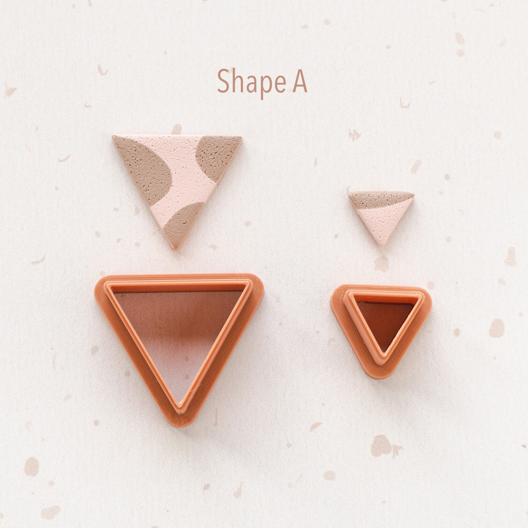 Triangle Polymer Clay Cutter Rounded Triangle Cutter - Etsy