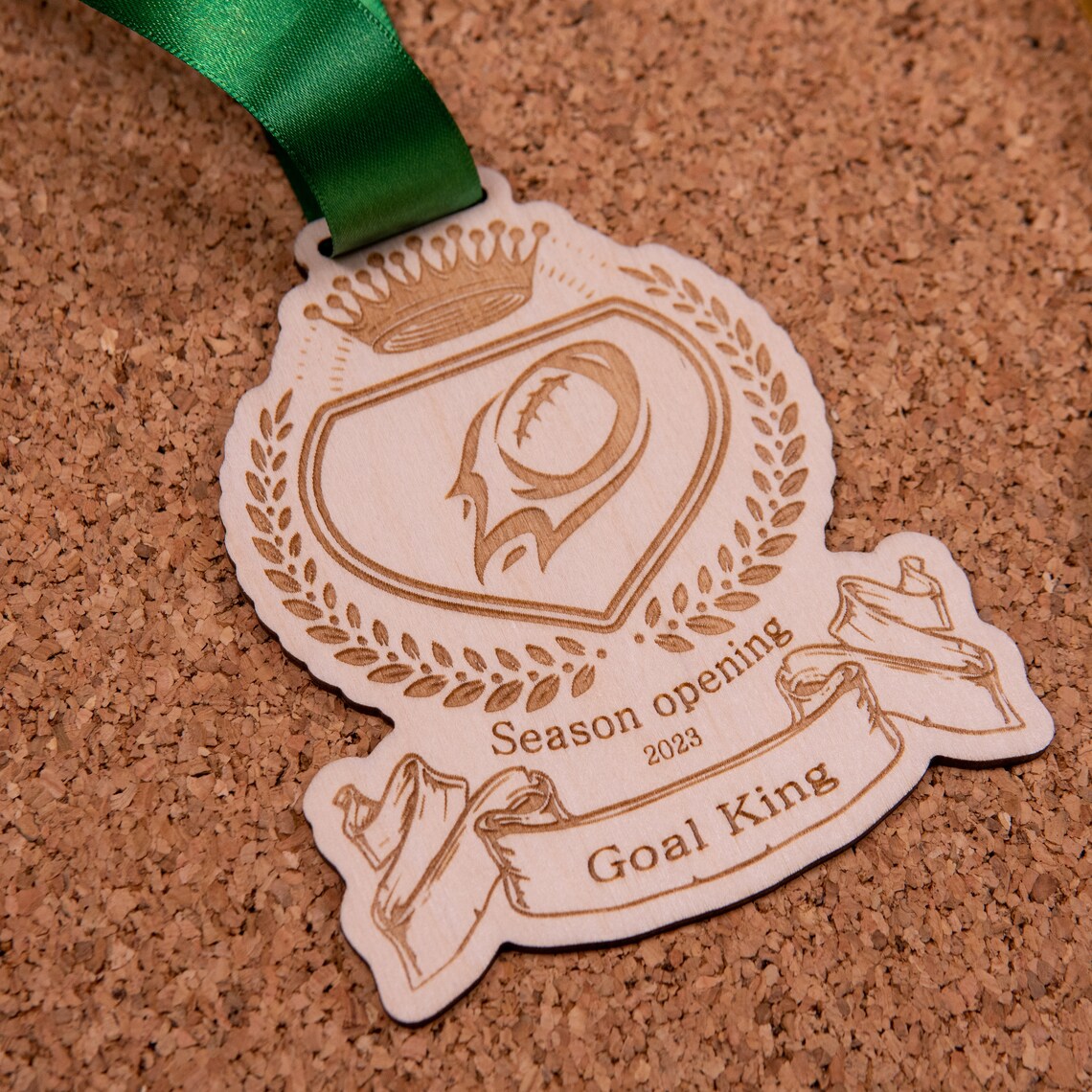 Personalized Wooden Medal, Custom Sport Medals for Football Basketball ...