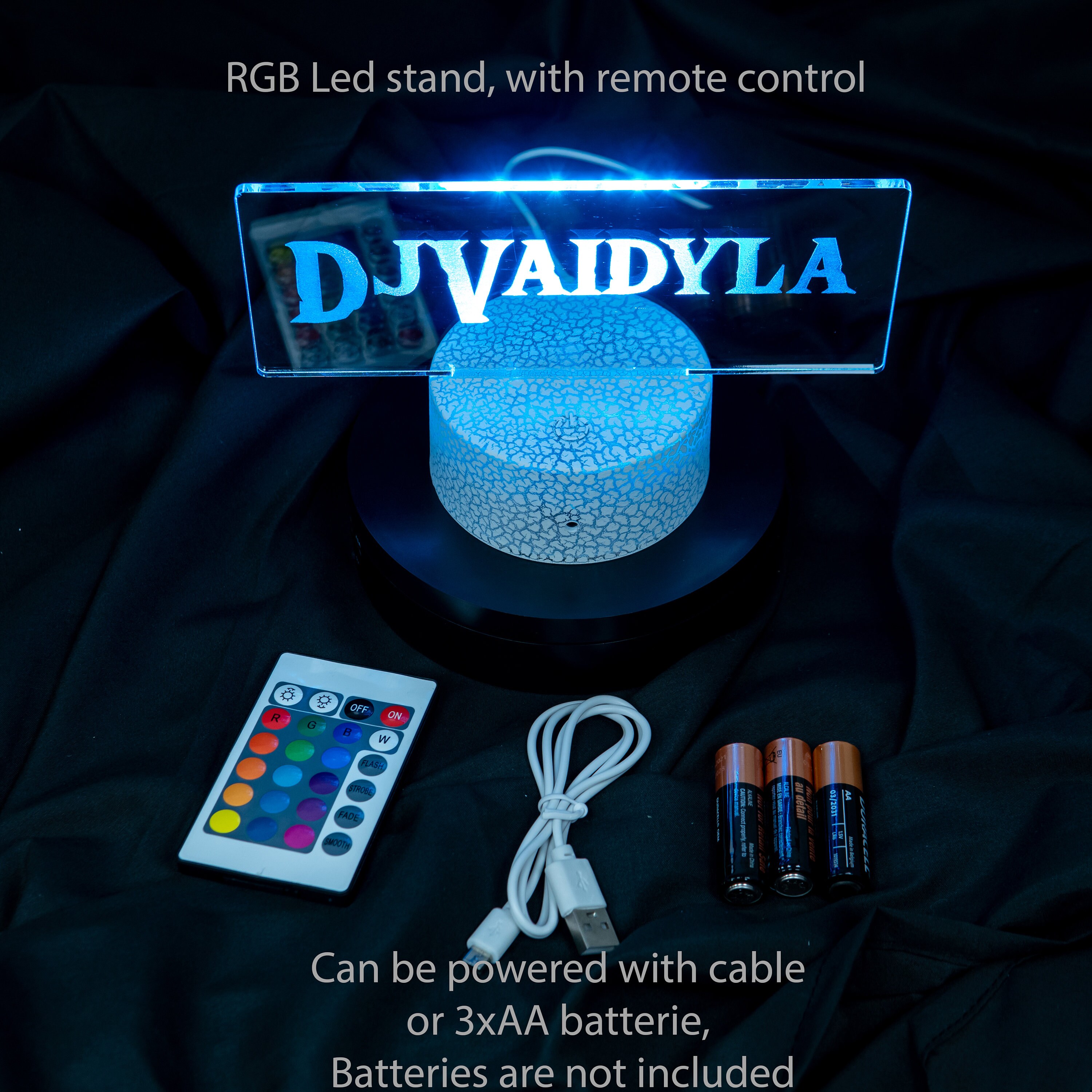 Personalized Gamer Tag LED Light Sign, Custom Gamertag LED Lamp, Gamer ...