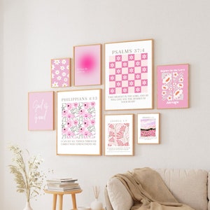 God is Good Physical Print Preppy Wall Art Bible Verse Prints Modern ...