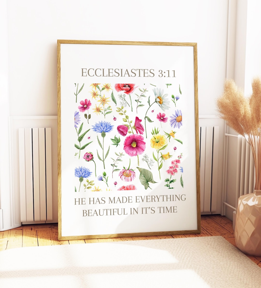 Ecclesiastes 3:11 | Physical Print | He Has Made Everything Beautiful ...