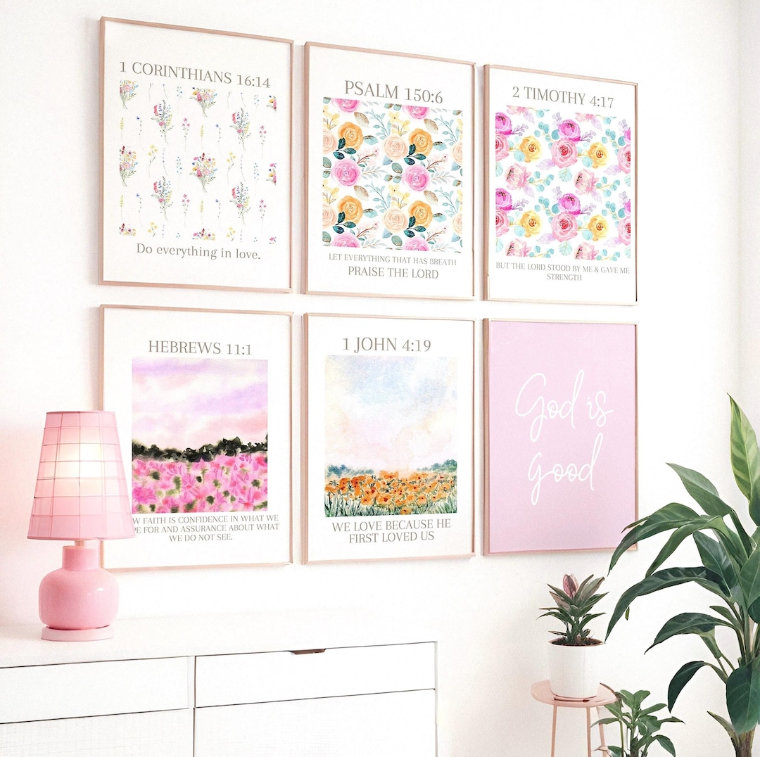 Physical Print | Christian Wall Art | Bible Verse Wall Art ...