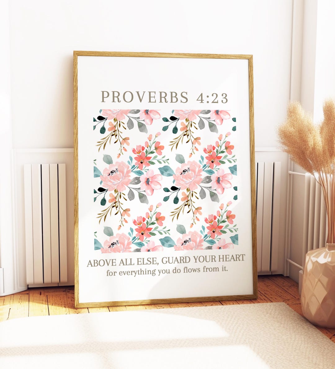 Proverbs 4:23 | Physical Print | Guard Your Heart | Bible Verse Prints ...