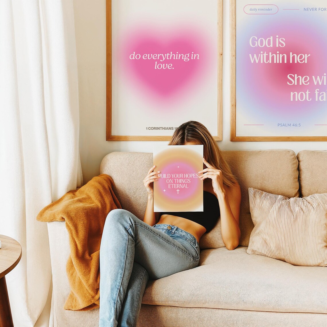 Christian Scripture Poster | Build Your Hopes Print - Etsy