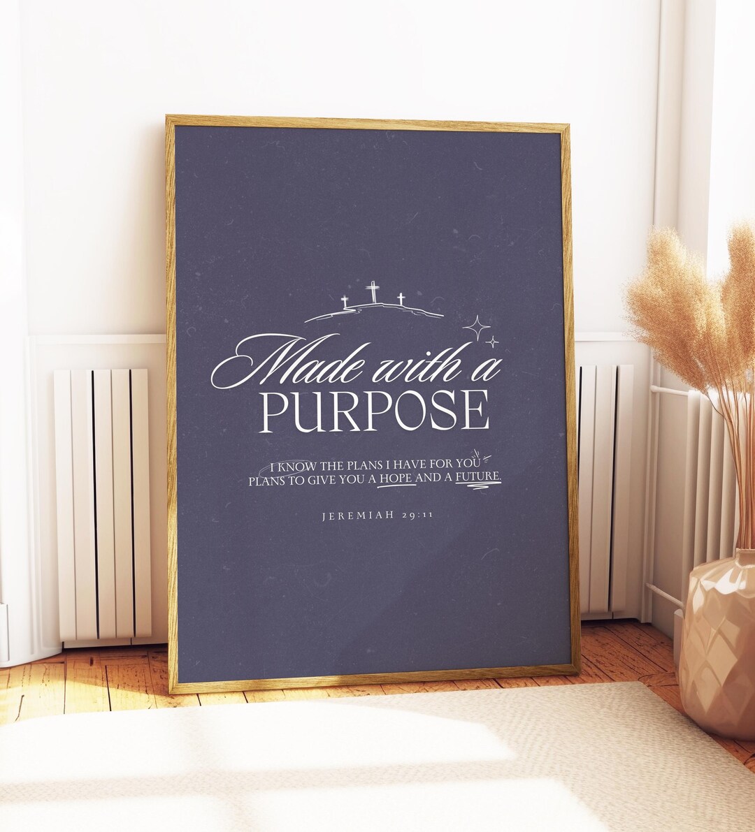 Made With a Purpose | Digital Download | Printable | Bible Verse Prints ...