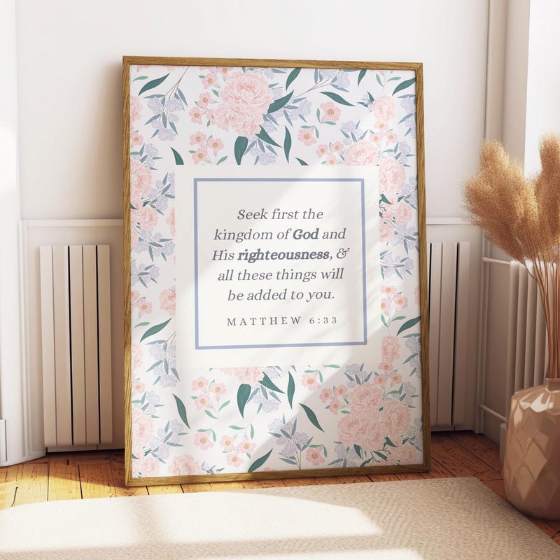 Matthew 6 33 - Etsy