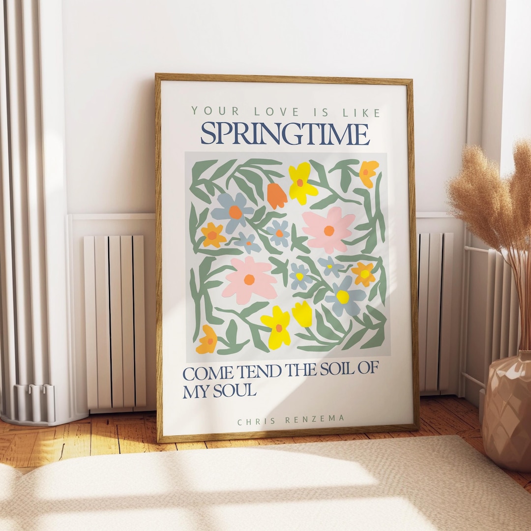 Springtime | Chris Renzema | Physical Print | Bible Verse Print ...