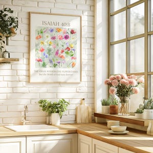 Isaiah 40:8 | Digital Download | the Grass Withers and the Flower Fades ...