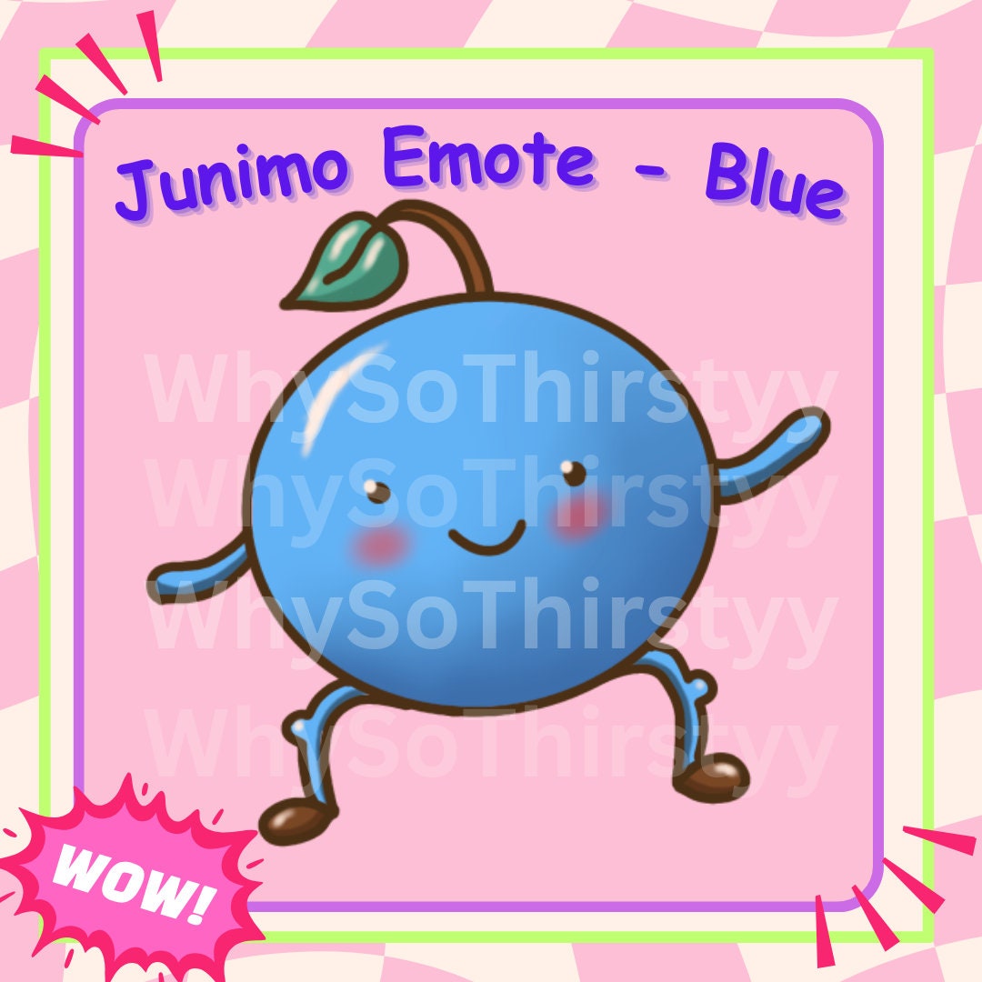 Cute Blue Junimo Twitch Emote Badge Subscriber Channel Points Discord ...
