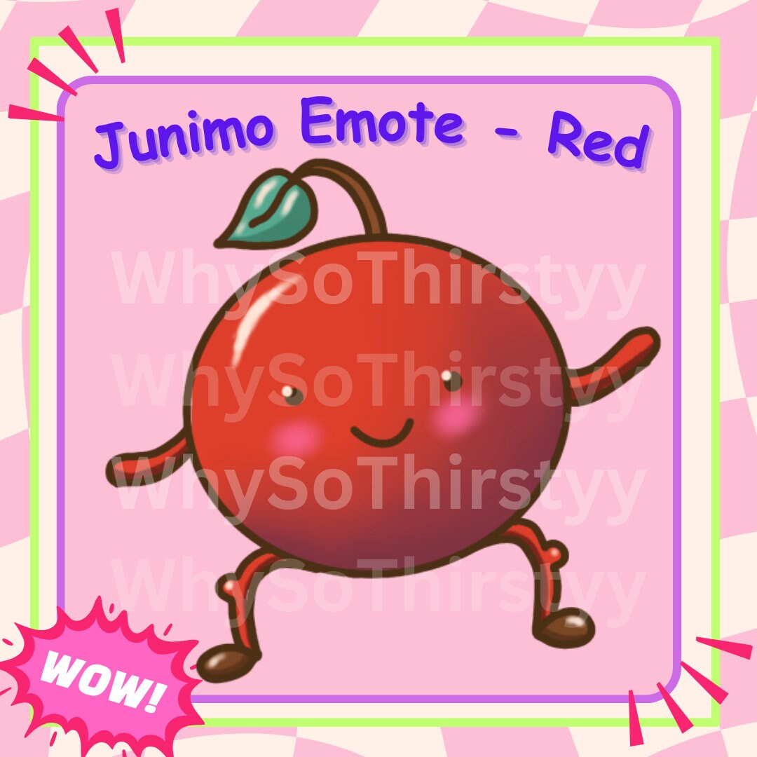 Cute Red Junimo Twitch Emote Badge Channel Points Stardew Streaming - Etsy
