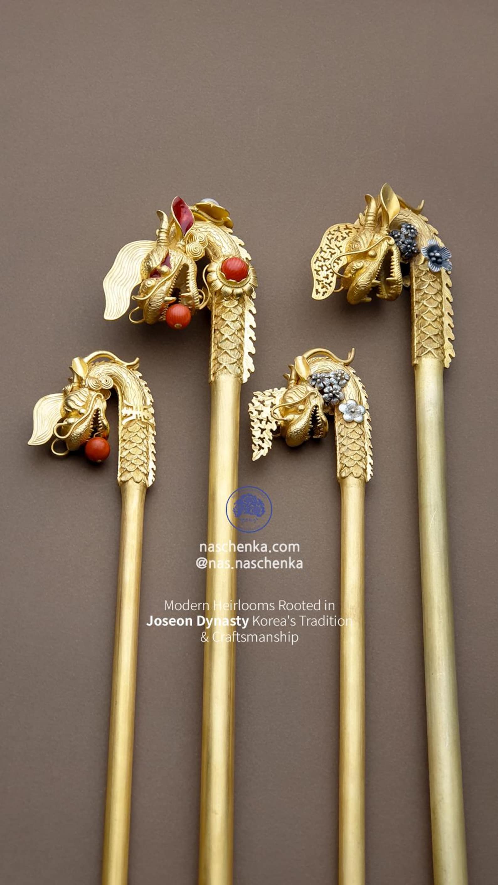 Korean Traditional Jewelry Inspired by the Joseon Dynasty. Handmade ...
