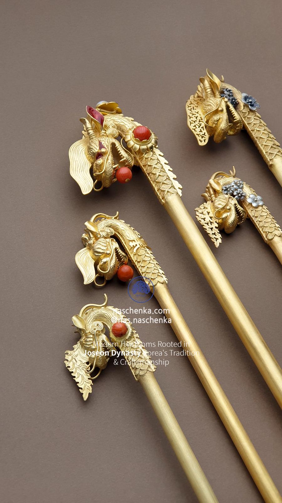 Korean Traditional Jewelry Inspired by the Joseon Dynasty. Handmade ...