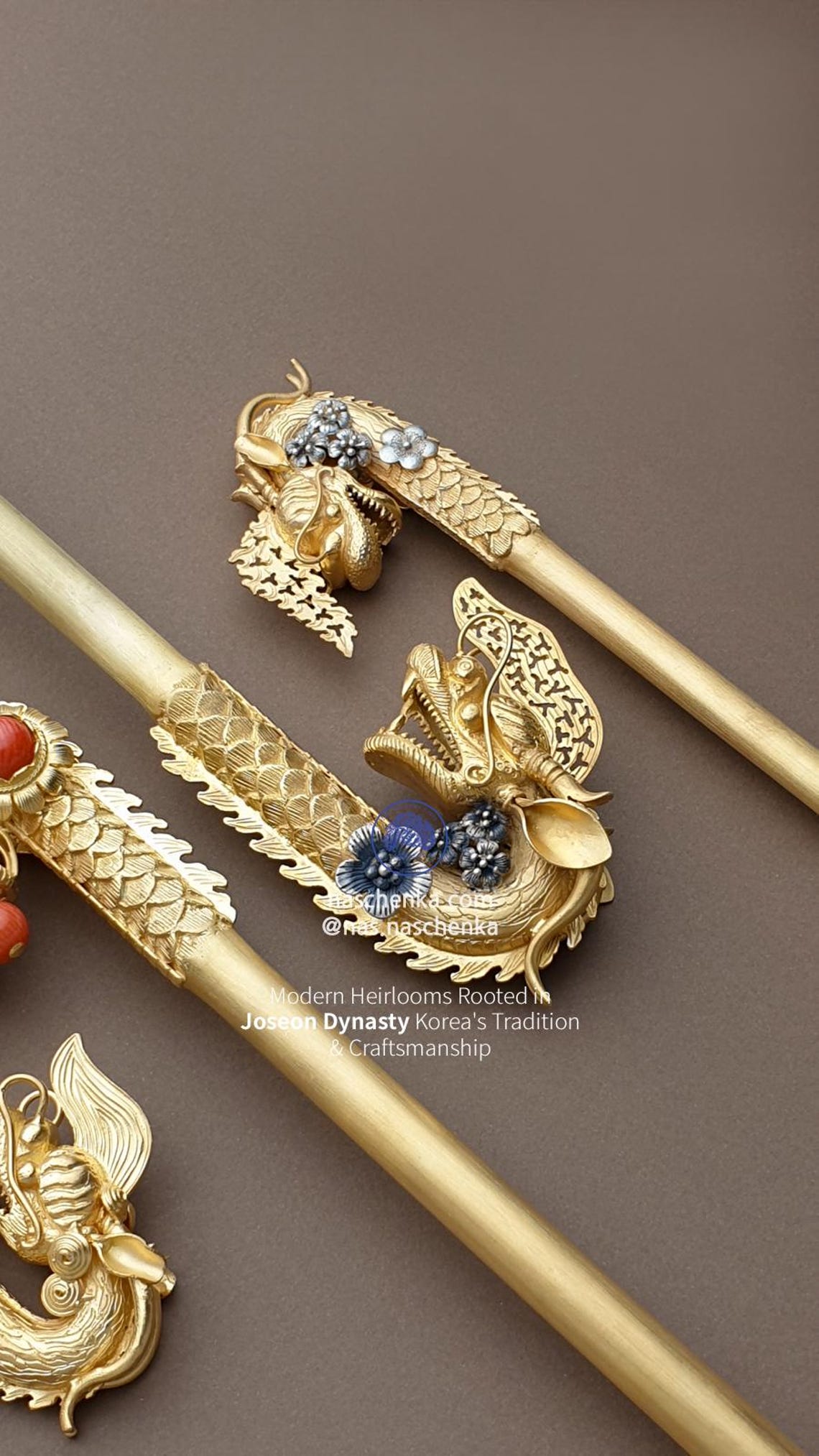 Korean Traditional Jewelry Inspired by the Joseon Dynasty. Handmade ...