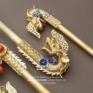 Korean Traditional Jewelry Inspired by the Joseon Dynasty. Handmade ...