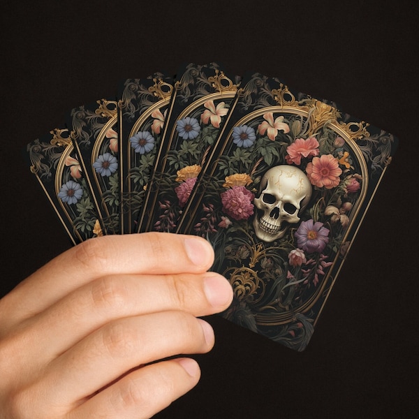 Gothic Playing Card - Etsy