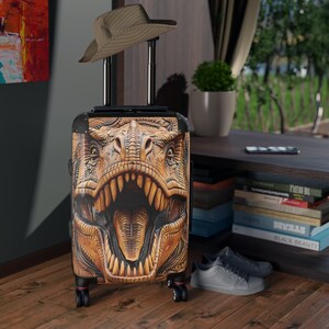 Dinosaur Suitcase! T-rex Dinosaur Luggage, Hard Shell Suitcase, Unique ...