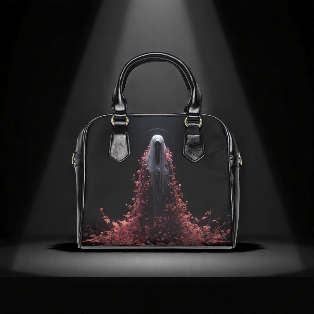 Mysterious Purse Veiled Woman Crossbody Bag Mystical Wildflower Handbag ...