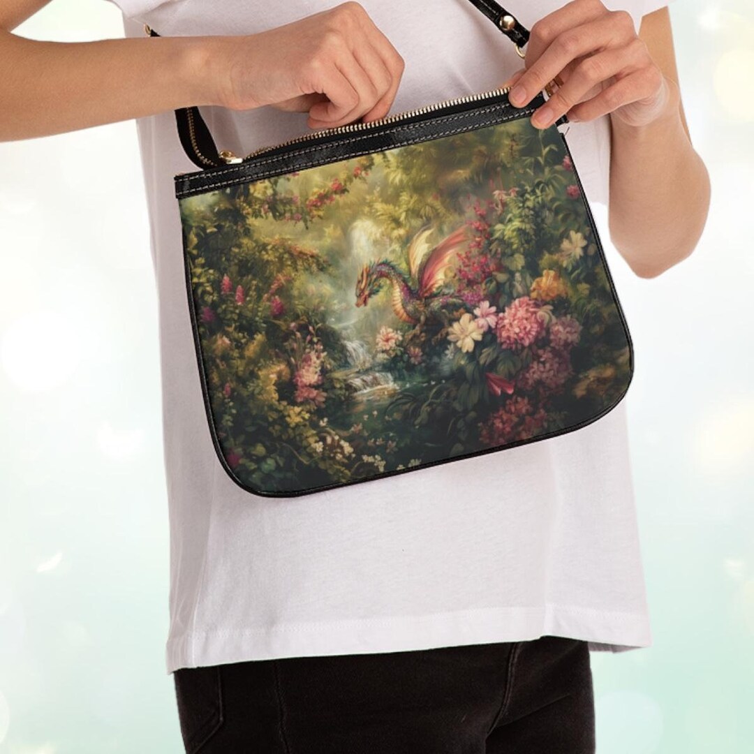Dragon Purse Small Shoulder Bag, Girl's, Women's Fantasy Handbag. Fun ...