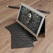 Gothic Card Holder. Stunning Skull Business Card Case. Metal Surface ...