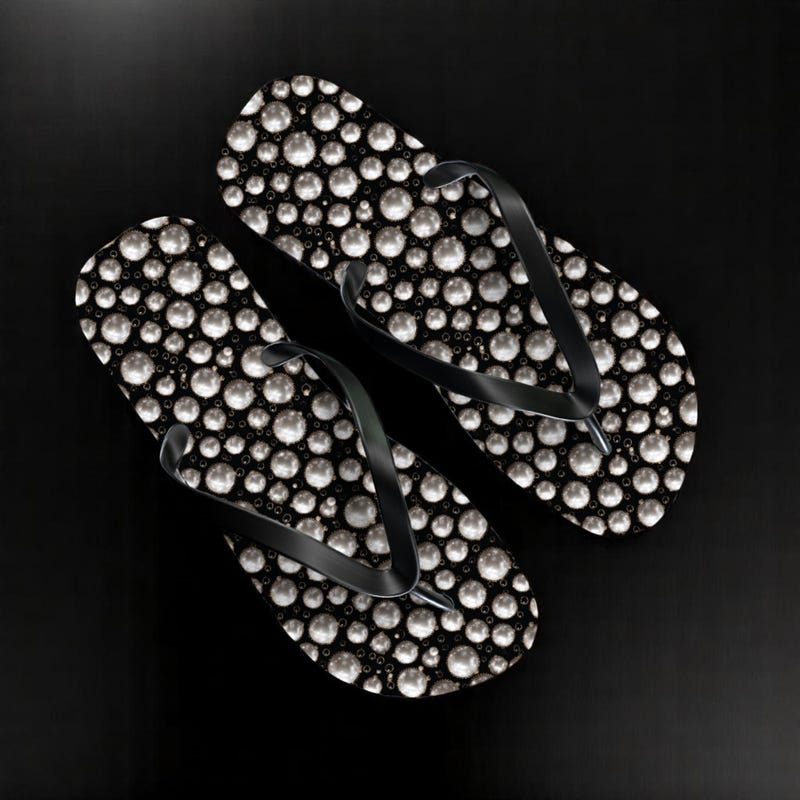 Pearl Flip Flops - Etsy