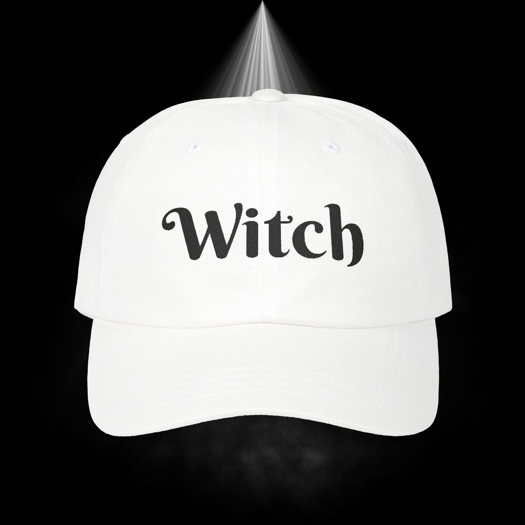 Witch Baseball Cap, Elegant Embroidery,dad Cap Witchy Whimsigoth ...
