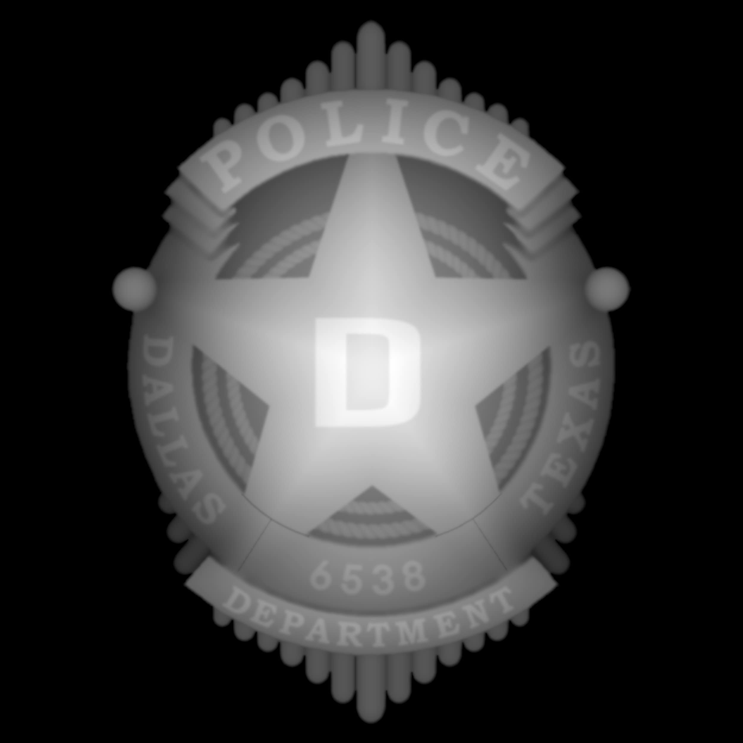 Police Department Badge 3D STL Model for CNC Routers & 3D Printers - Etsy