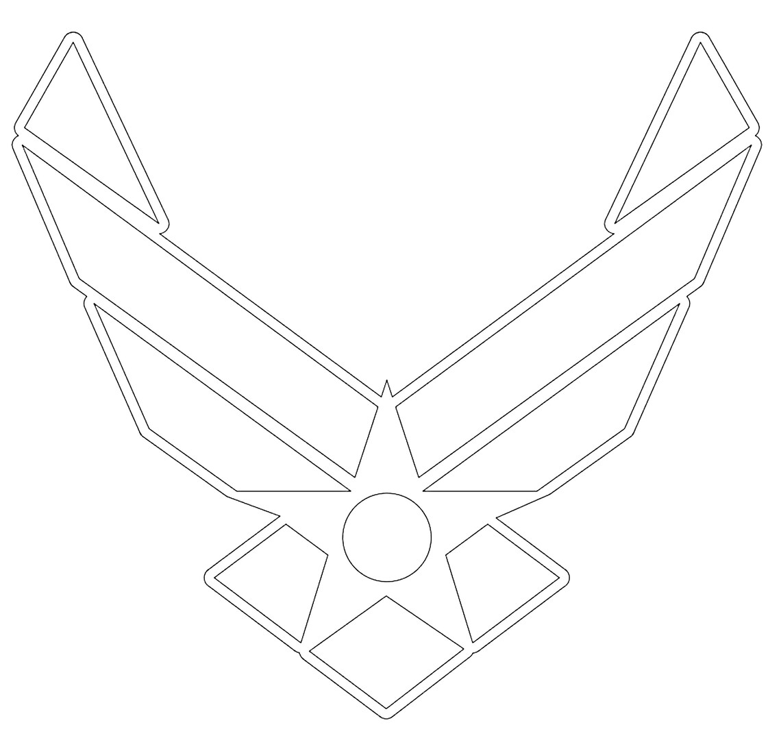 US Military Vector Cut File for CNC Routers, Lasers, Cricut ...