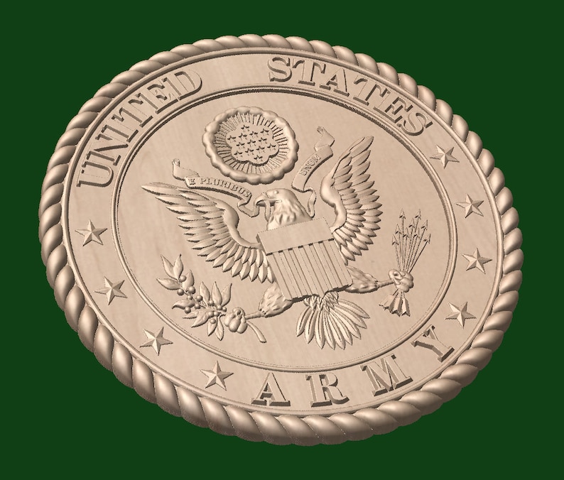 US Military 3D STL Model for CNC Routers & 3D Printers - Etsy