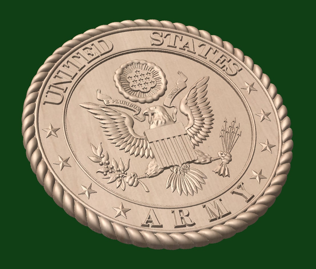US Military 3D STL Model for CNC Routers & 3D Printers - Etsy