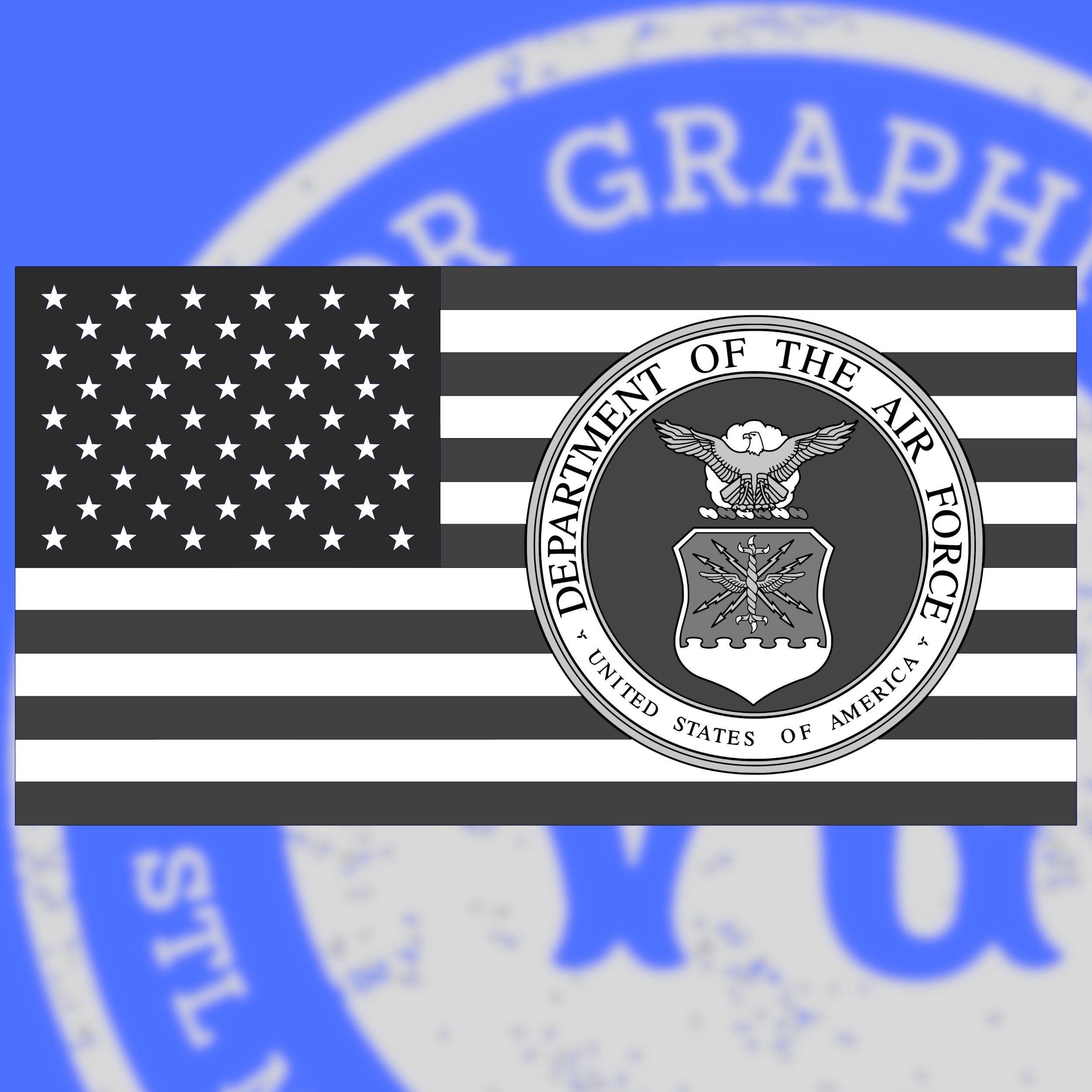 US Military Flag Vector Cut File for CNC Routers, Lasers, Cricut ...