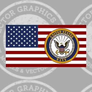 US Military Flag Vector Cut File for CNC Routers, Lasers, Cricut ...