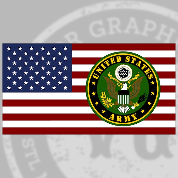 Military Us Flag Vector